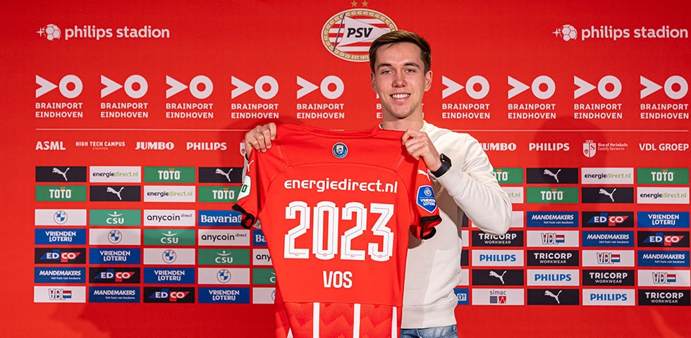 PSV - Dennis Vos verlengt contract bij PSV