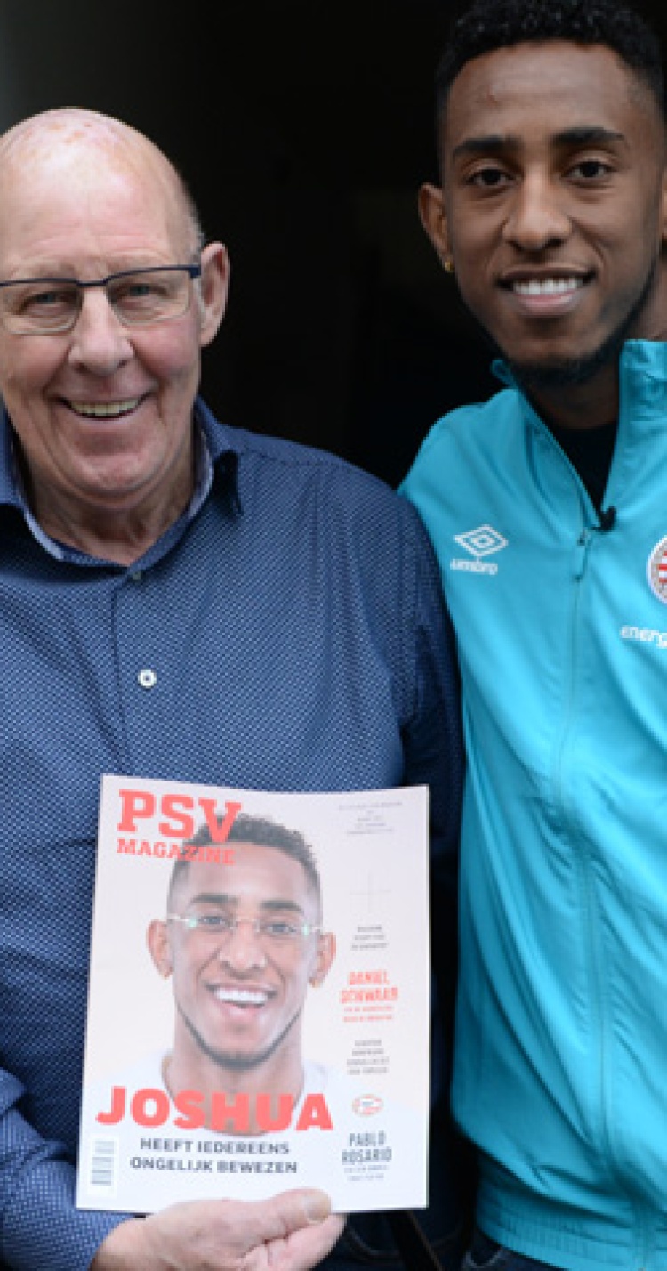 PSV - Joshua Brenet siert cover PSV Magazine