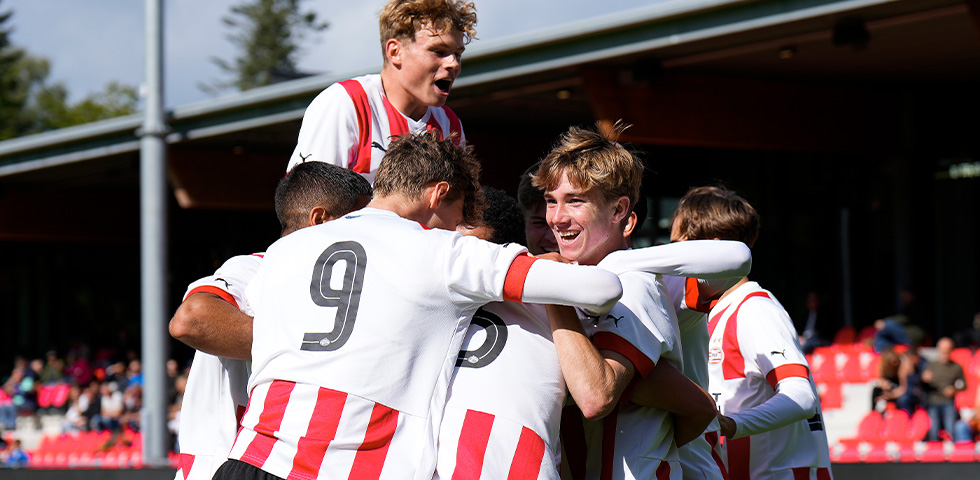 PSV - Overzicht PSV Academy | 35 goals in 7 wedstrijden