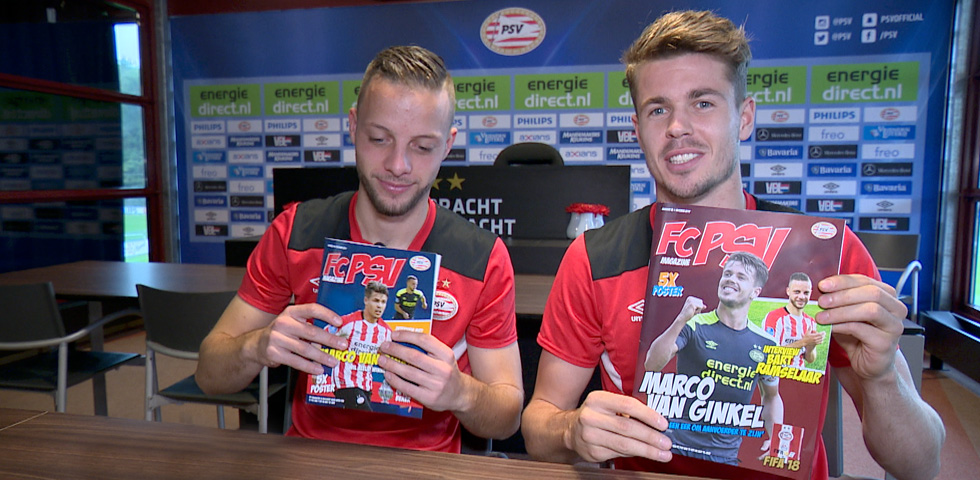PSV - FC PSV Magazine in de bus