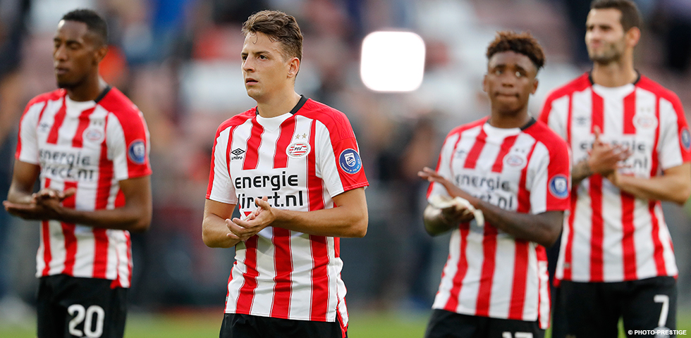 PSV - Opstelling: PSV zonder Arias tegen Roda