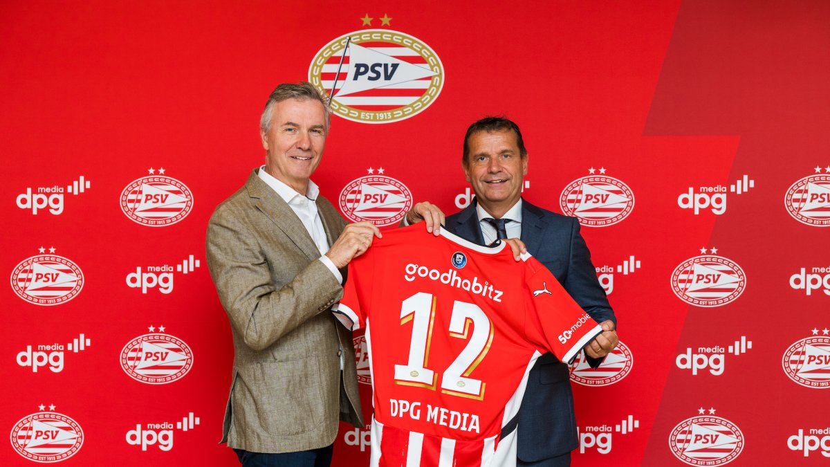 PSV - Business | DPG Media tekent drie jaar bij als mediapartner PSV